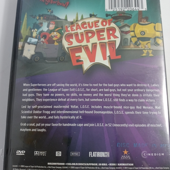 Flatiron Films | Media | League Of Super Evil Complete Series Dvd Nib ...